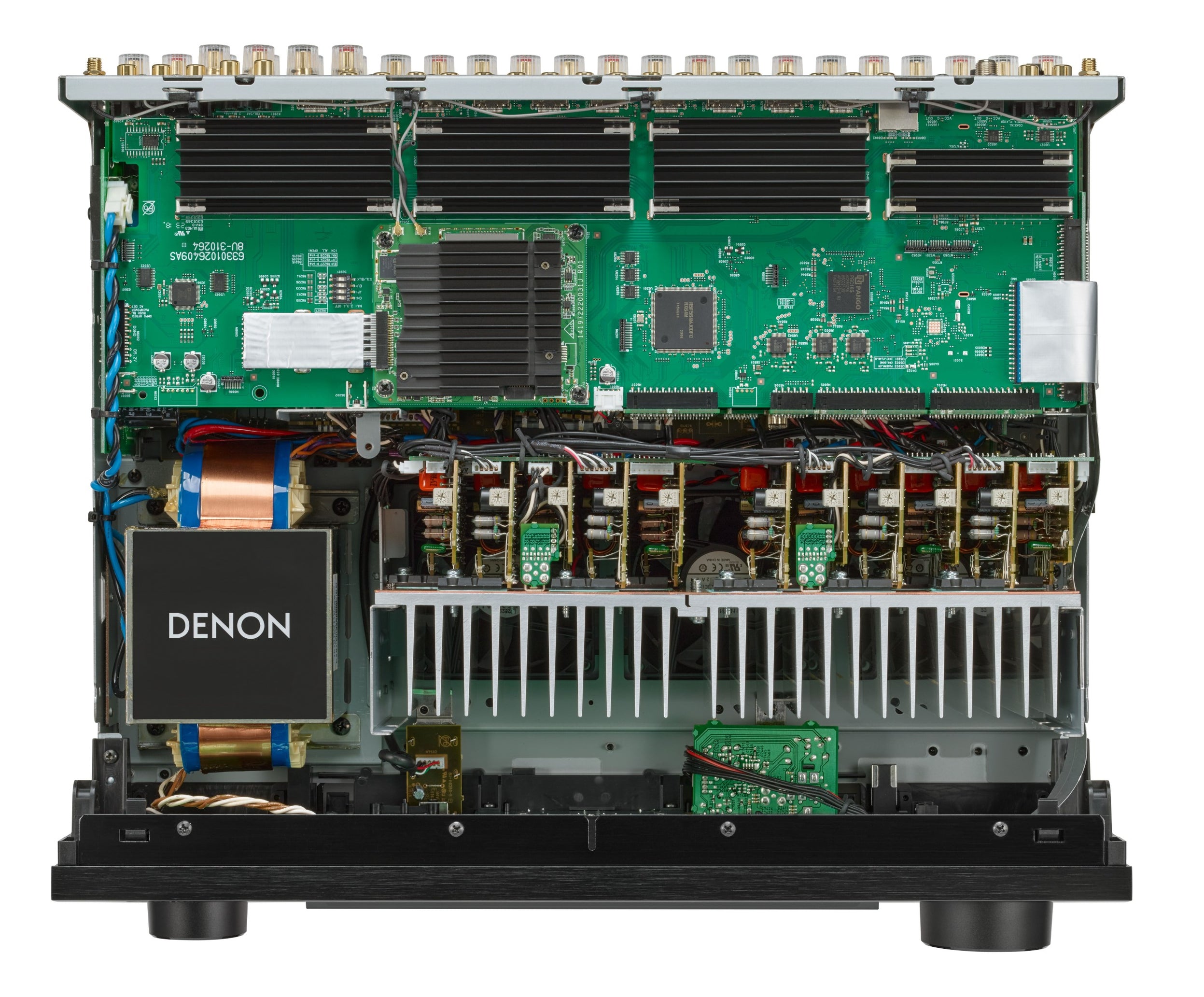 Denon AVR-X6800H 11.4 Channel 8K A/V Receiver with 3D Audio and Dirac ...