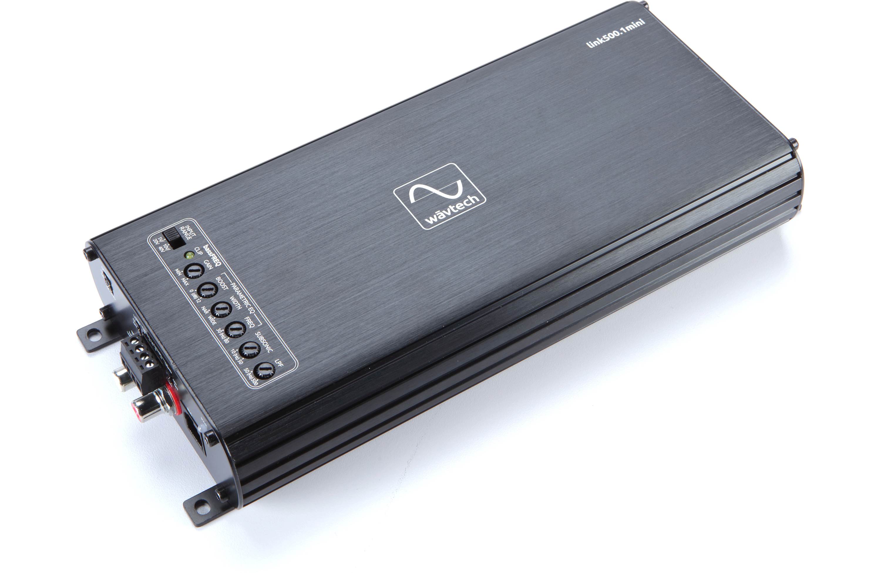 Wavtech link500.1mini Compact 500 Watt Mono Amplifier – Safe and Sound HQ