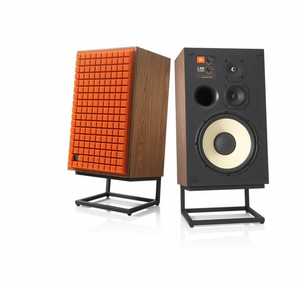 JBL L100 Classic 12" 3-Way Bookshelf Speakers (Pair) — Safe and Sound HQ