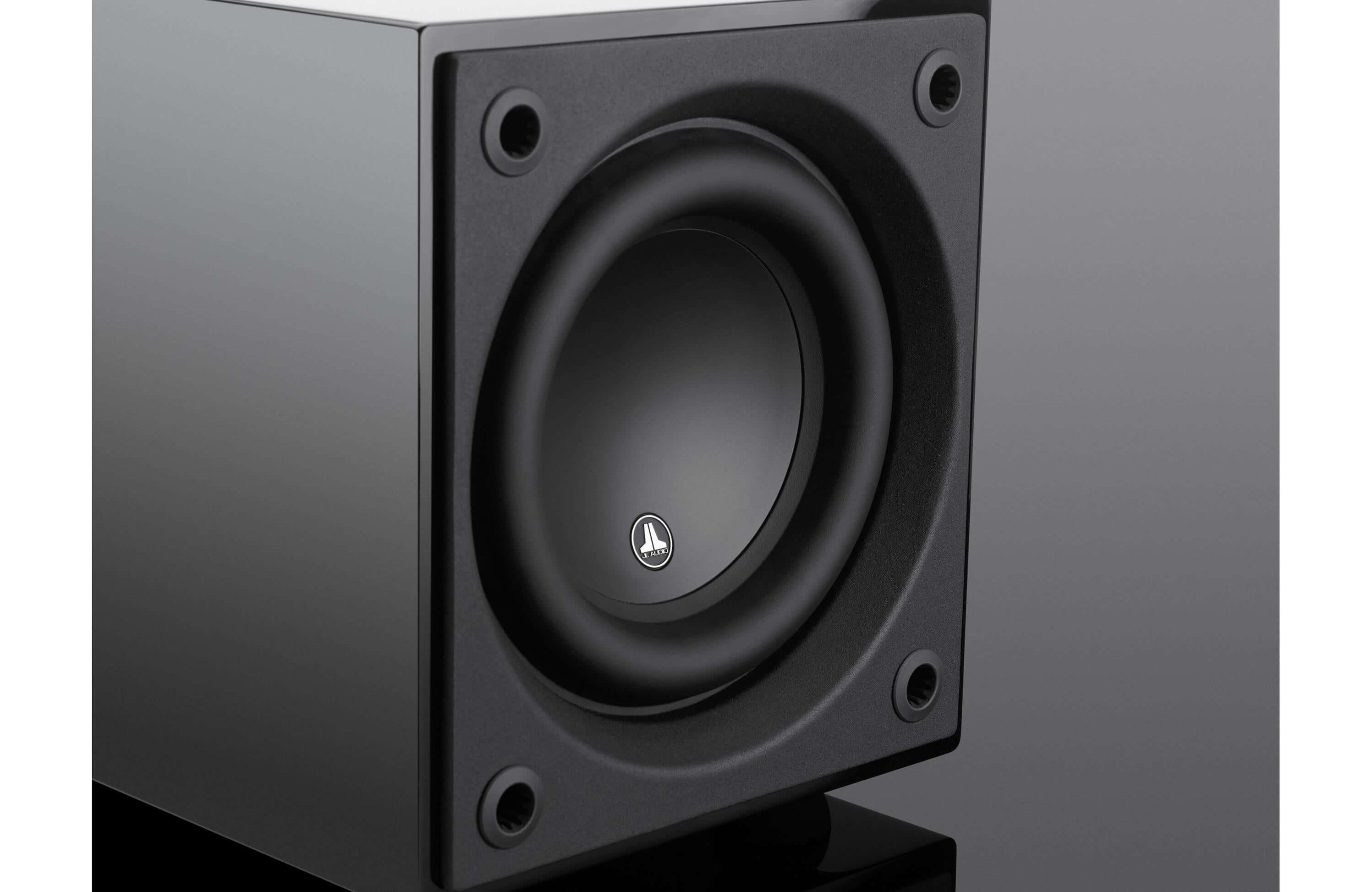JL Audio D108-GLOSS Dominion 8" Powered Subwoofer Gloss Finish — Safe ...